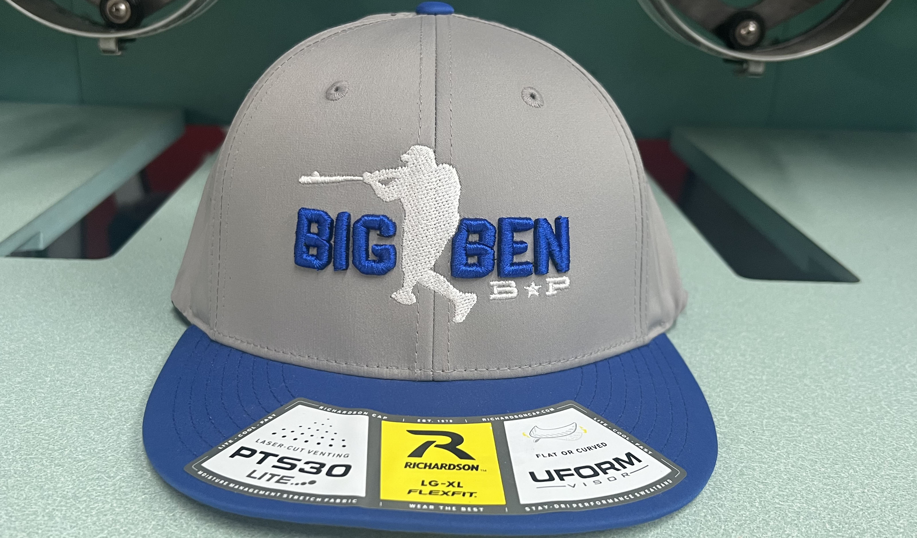 Big Ben BP Hat PTS30 Gray/Royal – maddhattercaps