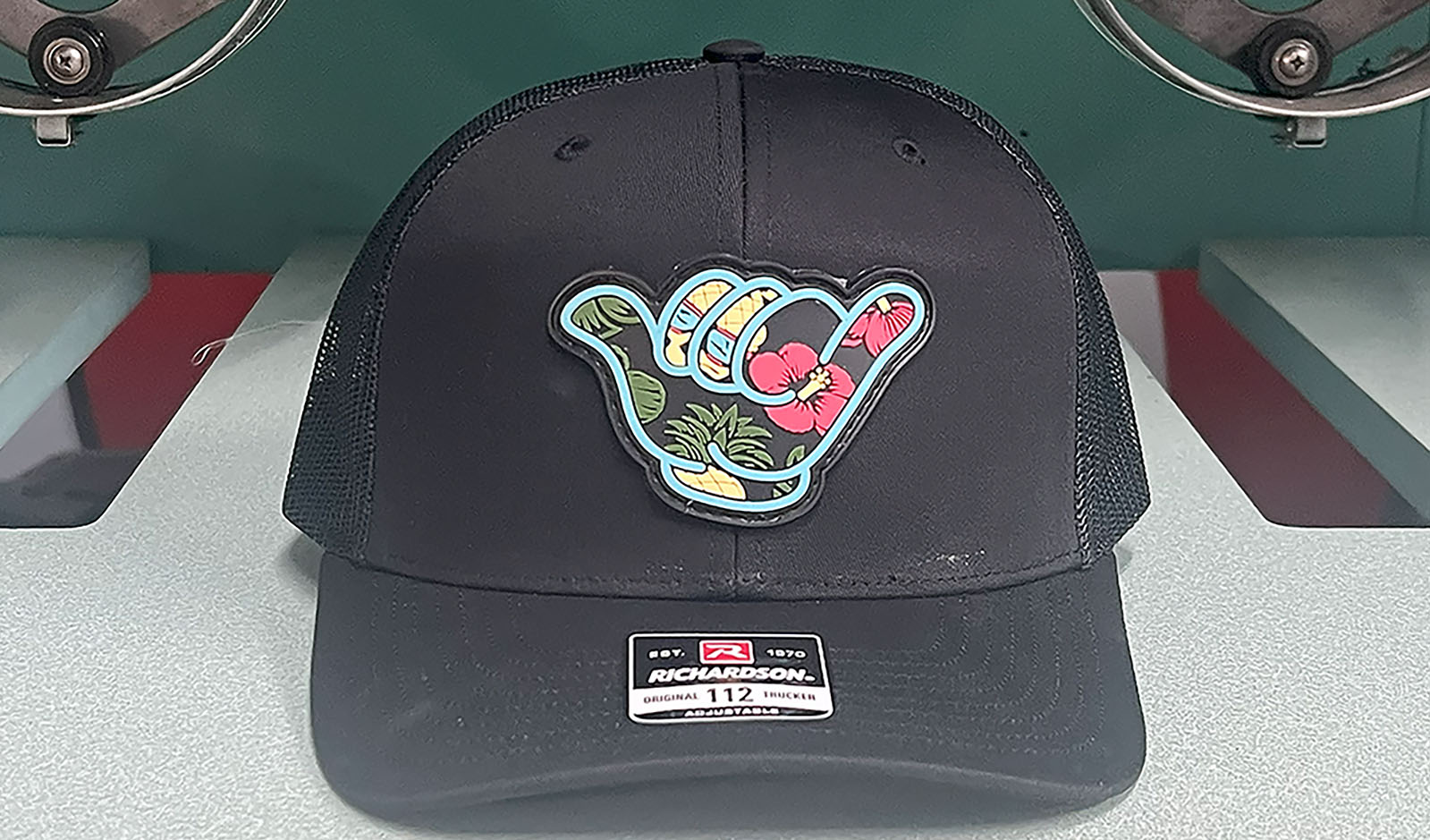 Angry Pineapple Hang Loose PVC Caps - Solid Black 112 Snapback ...