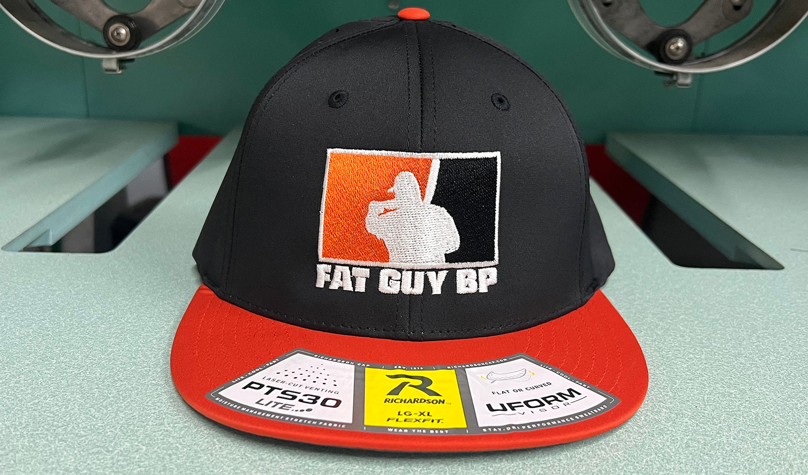 Fat Guys BP Hat PTS30 Black Orange #OrangeBlack – maddhattercaps