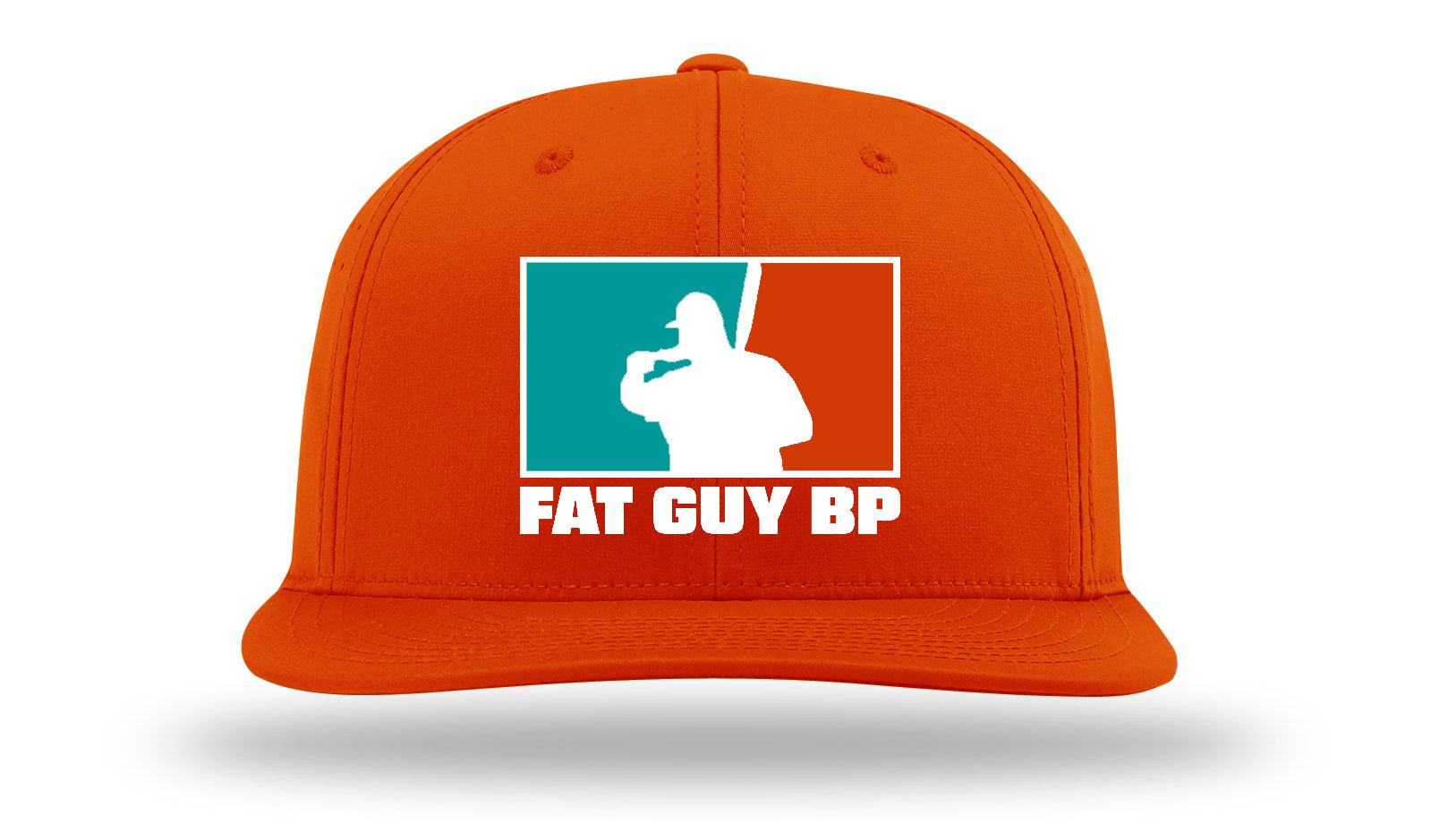 Fat Guys BP Hat PTS30 Solid Orange #TEAL ORANGE – maddhattercaps