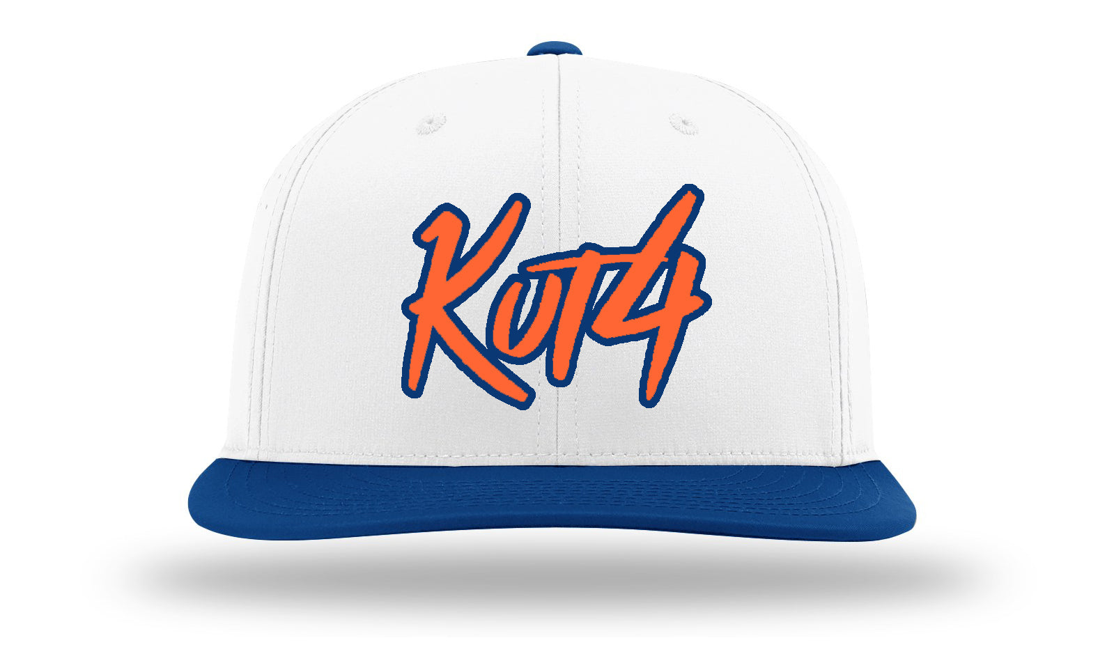 Kut4 White/Royal PTS30 #Orange/Royal – maddhattercaps