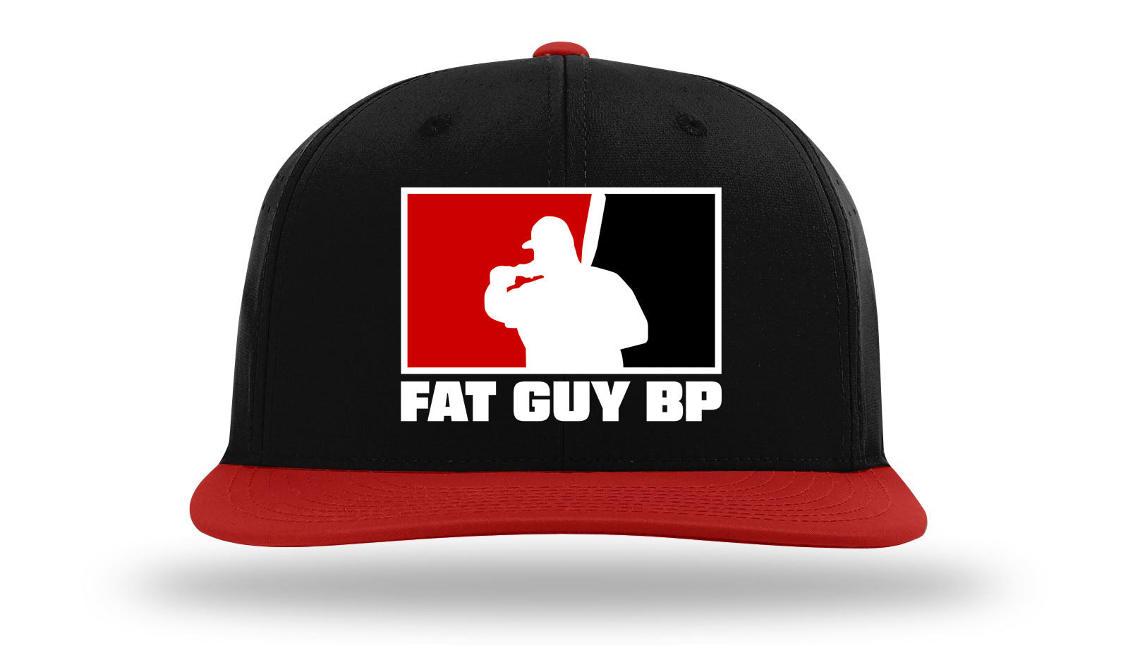 Fat Guys BP Hat PTS30 Black Red #RedBlack – maddhattercaps